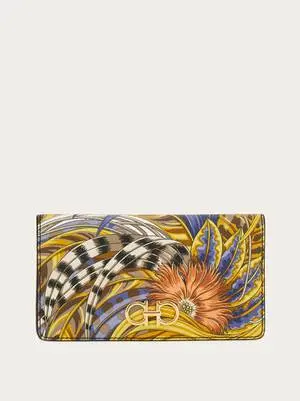 FERRAGAMO Gancini Continental Wallet Multicolor