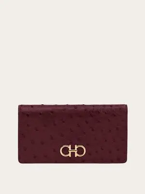 FERRAGAMO Gancini Continental Wallet - Violet