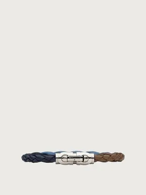 FERRAGAMO Gancini Leather Bracelet Multicolor