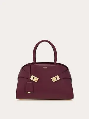 FERRAGAMO Hug Top Handle Bag Violet