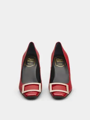 ROGER VIVIER Trompette Pumps In Patent Leather - Red