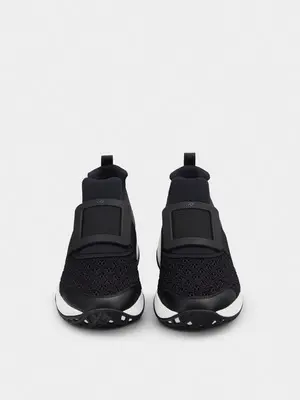 ROGER VIVIER Viv' Run Sneakers - Black