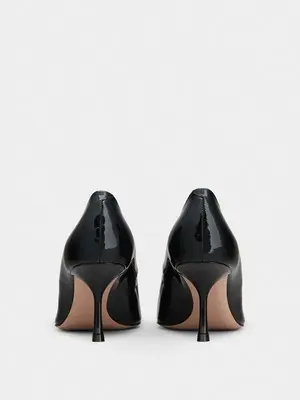 ROGER VIVIER In The City" Patent Leather Pumps With Buckle Detail
