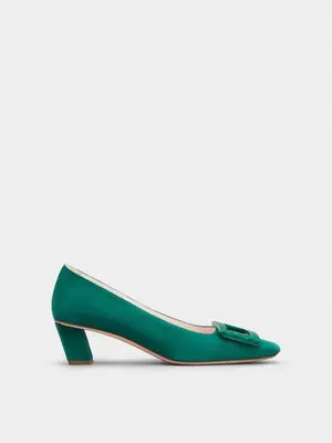 ROGER VIVIER Belle Vivier Stone Buckle Pumps