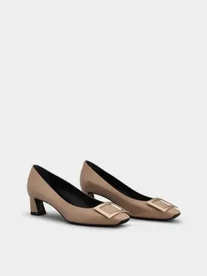 ROGER VIVIER Trompette Pumps In Patent Leather