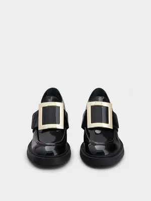 ROGER VIVIER Viv' Rangers Loafers In Patent Leather