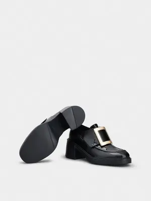 ROGER VIVIER Viv' Rangers Loafers In Patent Leather