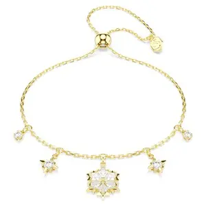 SWAROVSKI Angel Motif Bracelet With Crystals And Rose Gold Finish - White