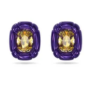 SWAROVSKI Swarovski Dulcis Clip Earrings Purple