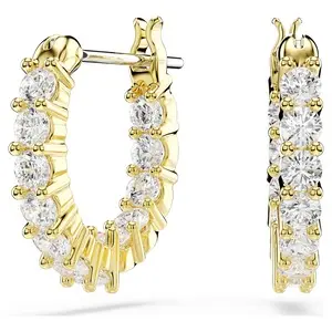 SWAROVSKI Matrix Vittore Hoop Earrings With Zirconia - White