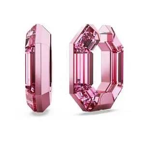 SWAROVSKI Lucent Hoop Earrings - Pink