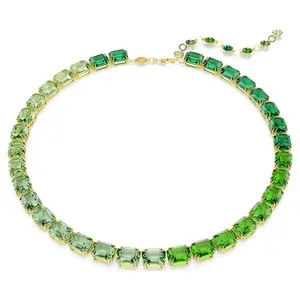 SWAROVSKI Millenia Necklace With Octagon-cut Crystals - Green