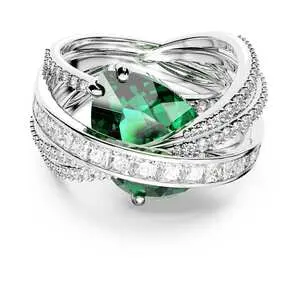 SWAROVSKI Hyperbola Cocktail Ring - Green