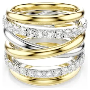 SWAROVSKI Hyperbola Cocktail Ring - White
