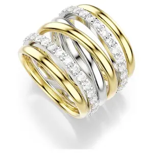 SWAROVSKI Hyperbola Cocktail Ring - White