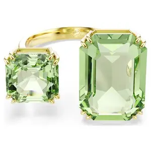 SWAROVSKI Millenia Open Ring With Octagon-cut Crystals - Green
