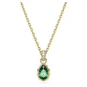 SWAROVSKI Chroma Heart Pendant Necklace - Green