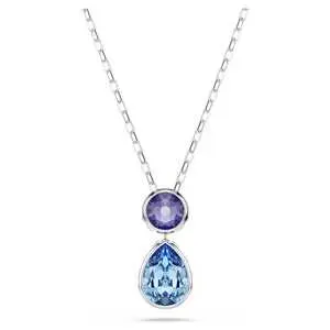 SWAROVSKI Chroma Pendant With Pear-cut Centerstone - Multicolored