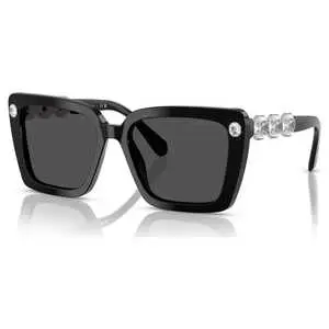 SWAROVSKI Cat-eye Sunglasses - Black