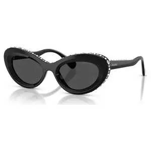 SWAROVSKI Swarovski Cat Eye Sunglasses With Embellishments Black