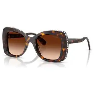 SWAROVSKI Cat-Eye Sunglasses Brown