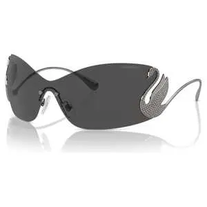 SWAROVSKI Swarovski Cat Eye Sunglasses With Embellishments Gray