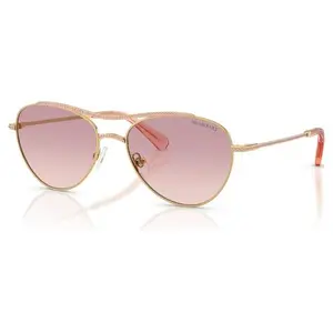 SWAROVSKI Embellished Oval Sunglasses - Pink