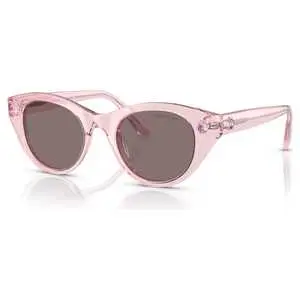 SWAROVSKI Embellished Oval Sunglasses - Pink