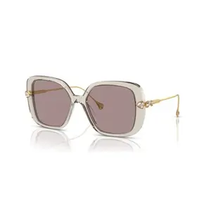 SWAROVSKI Embellished Oval Sunglasses - Purple