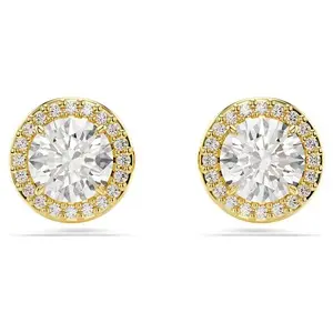 SWAROVSKI Una Angelic Stud Earrings - Gold Tone