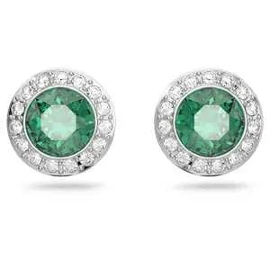 SWAROVSKI Una Angelic Stud Earrings - Green