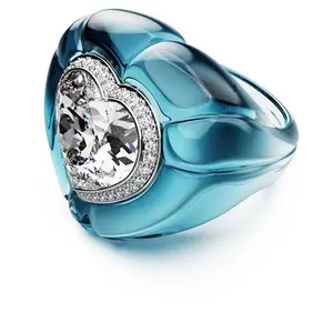 SWAROVSKI Dulcis Cocktail Ring - Blue