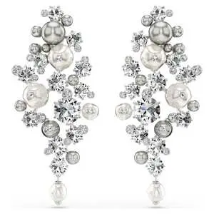 SWAROVSKI Constella Clip Earrings - White