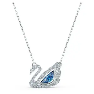SWAROVSKI Swan Necklace - Blue