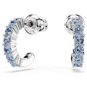 SWAROVSKI Mini Hoop Earrings - Blue