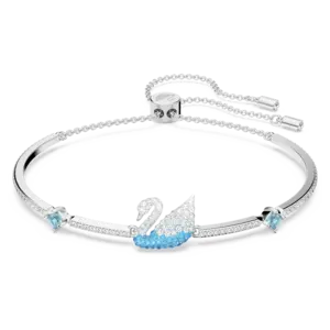 SWAROVSKI Swan Motif Bangle With Embellishments