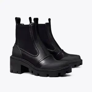 Tory Burch Chelsea Lug-sole Heeled Ankle Boot