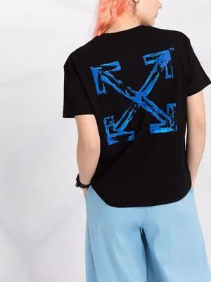 Off-White Painted Arrows-print T-shirt