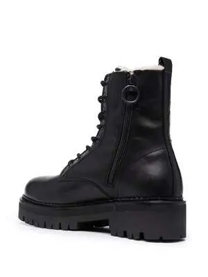 Tommy Hilfiger Logo Flag Lace-up Boots