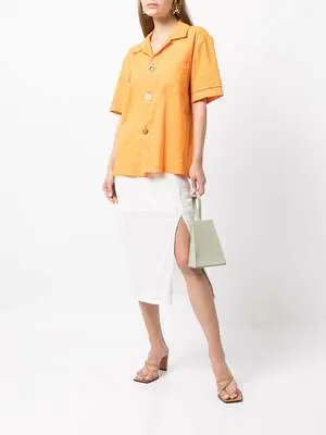 GOODIOUS Ribbed Knit Maxi Skirt