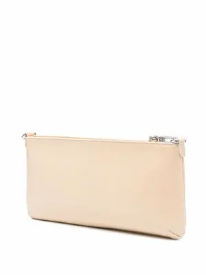 By Far Holly Leather Shoulder Bag - Neutrals