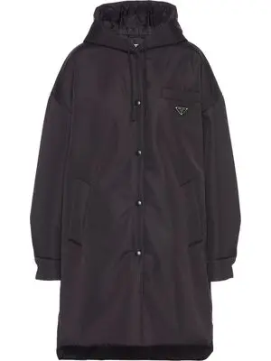 Prada Re-nylon Raincoat With Triangle Logo