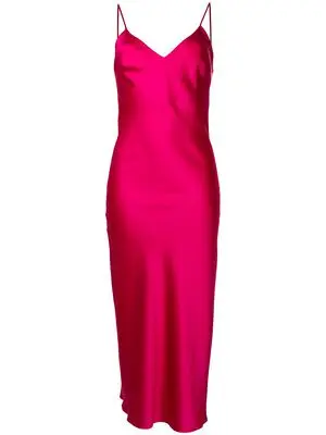 GILDA & PEARL Sophia Midi Slip Dress - Purple