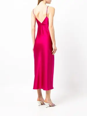GILDA & PEARL Sophia Midi Slip Dress - Purple
