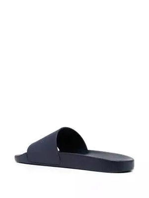 Polo Ralph Lauren Logo-print Slides - Blue