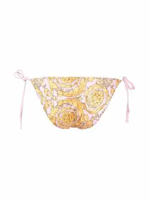 Versace Barocco-print Bikini Bottom