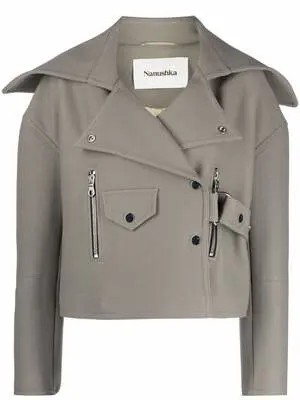 Nanushka Ado Ide-buckle Biker Jacket
