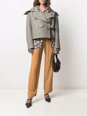 Nanushka Ado Ide-buckle Biker Jacket