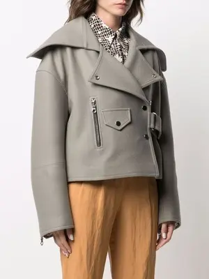 Nanushka Ado Ide-buckle Biker Jacket