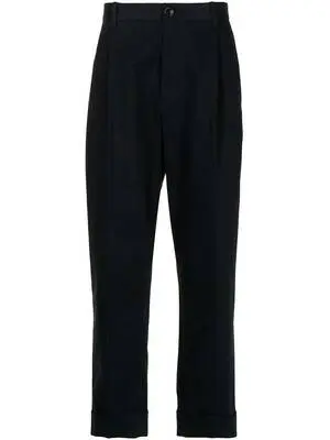 PORTS V Turn-up Hem Trousers